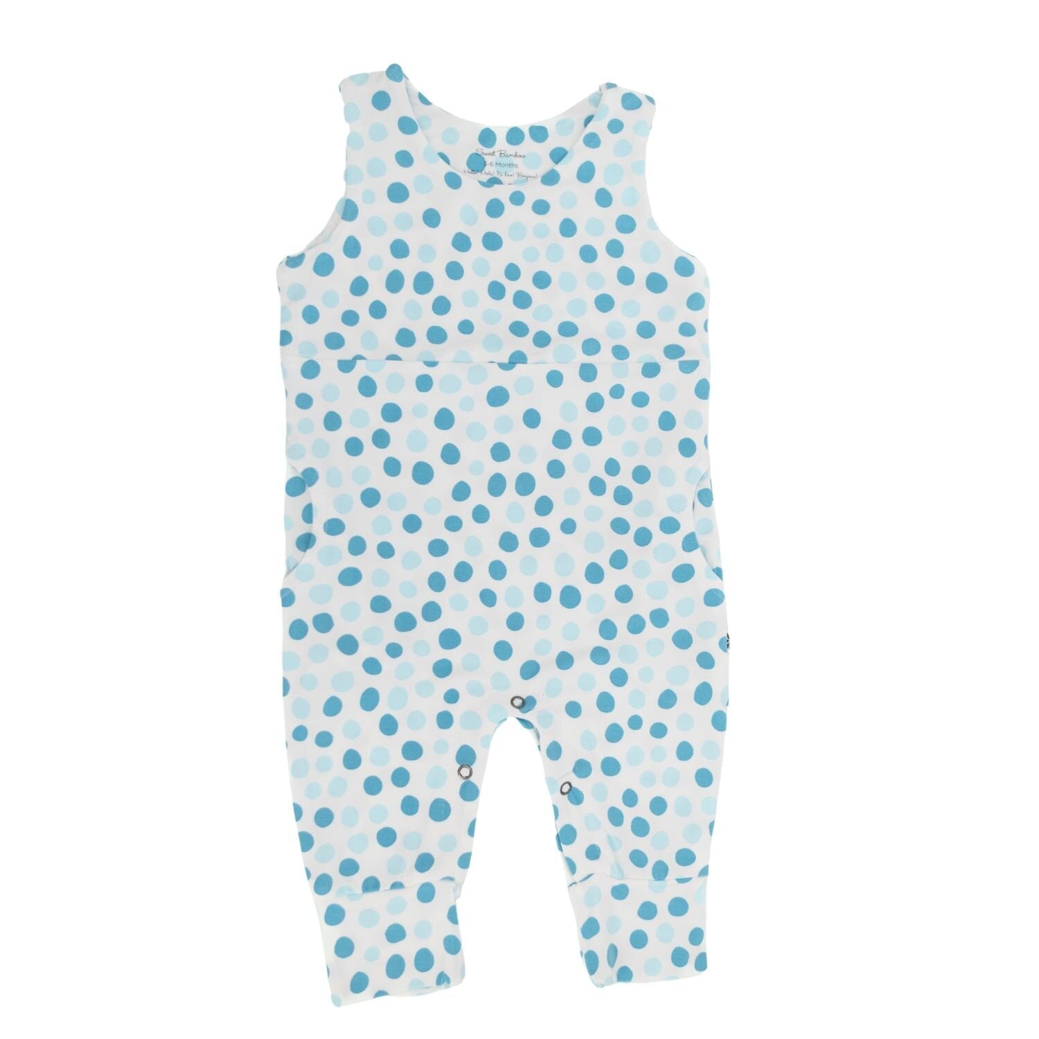 Overall Polka Dot Blue– Sweet Bamboo